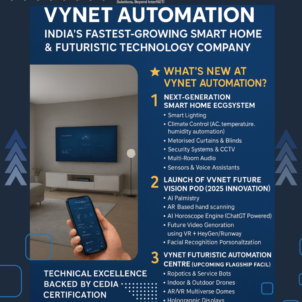 VYNET Automation: India’s Fastest-Growing Smart Home & Futuristic ...